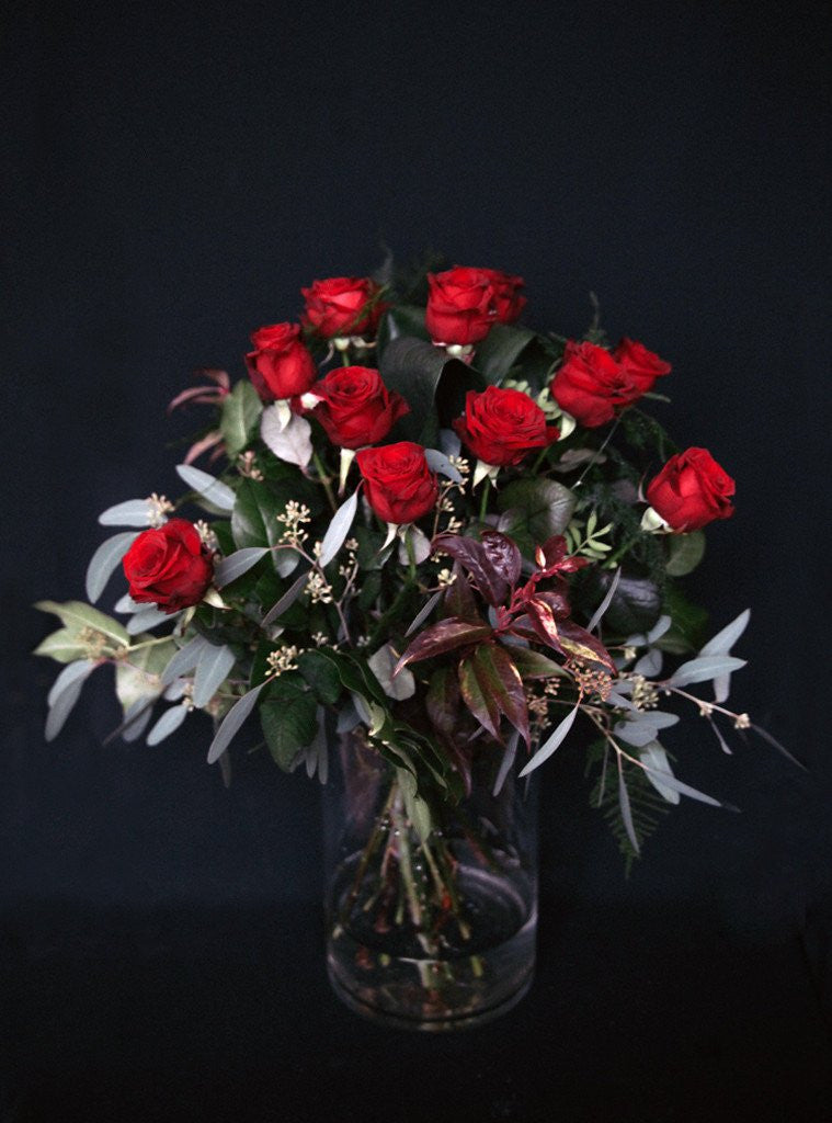 12 LUXURY RED ROSES – Roots, Fruits & Flowers - Flower Shop